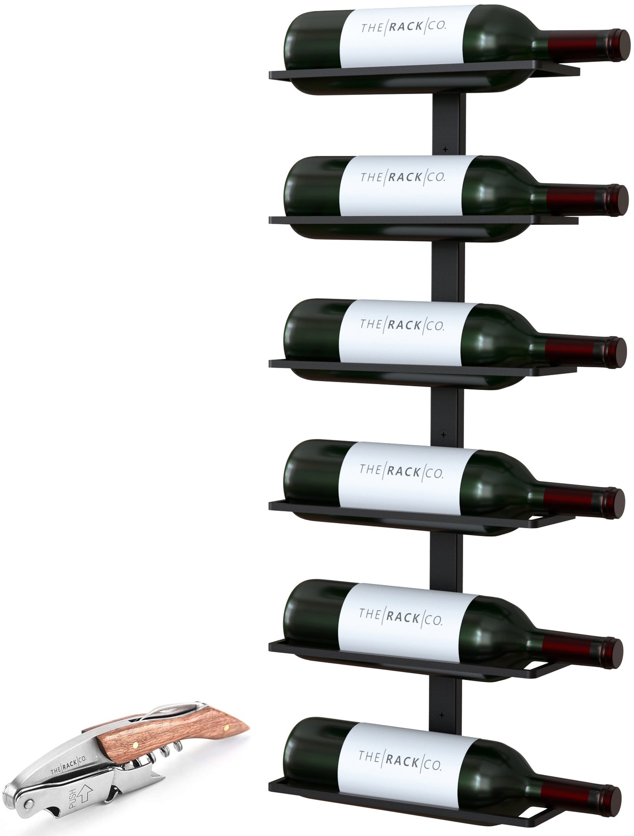 The Rack Co - Center Frame Wall-Mounted Wine Rack – The Rack Co.
